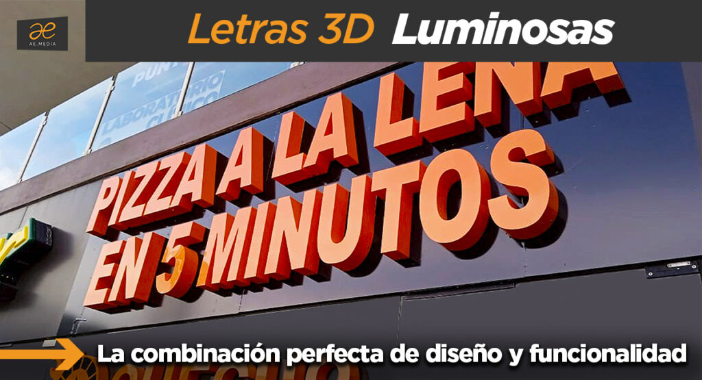 Letras 3D Luminosas; Una Combinación de Diseño y Funcionalidad | AE Media